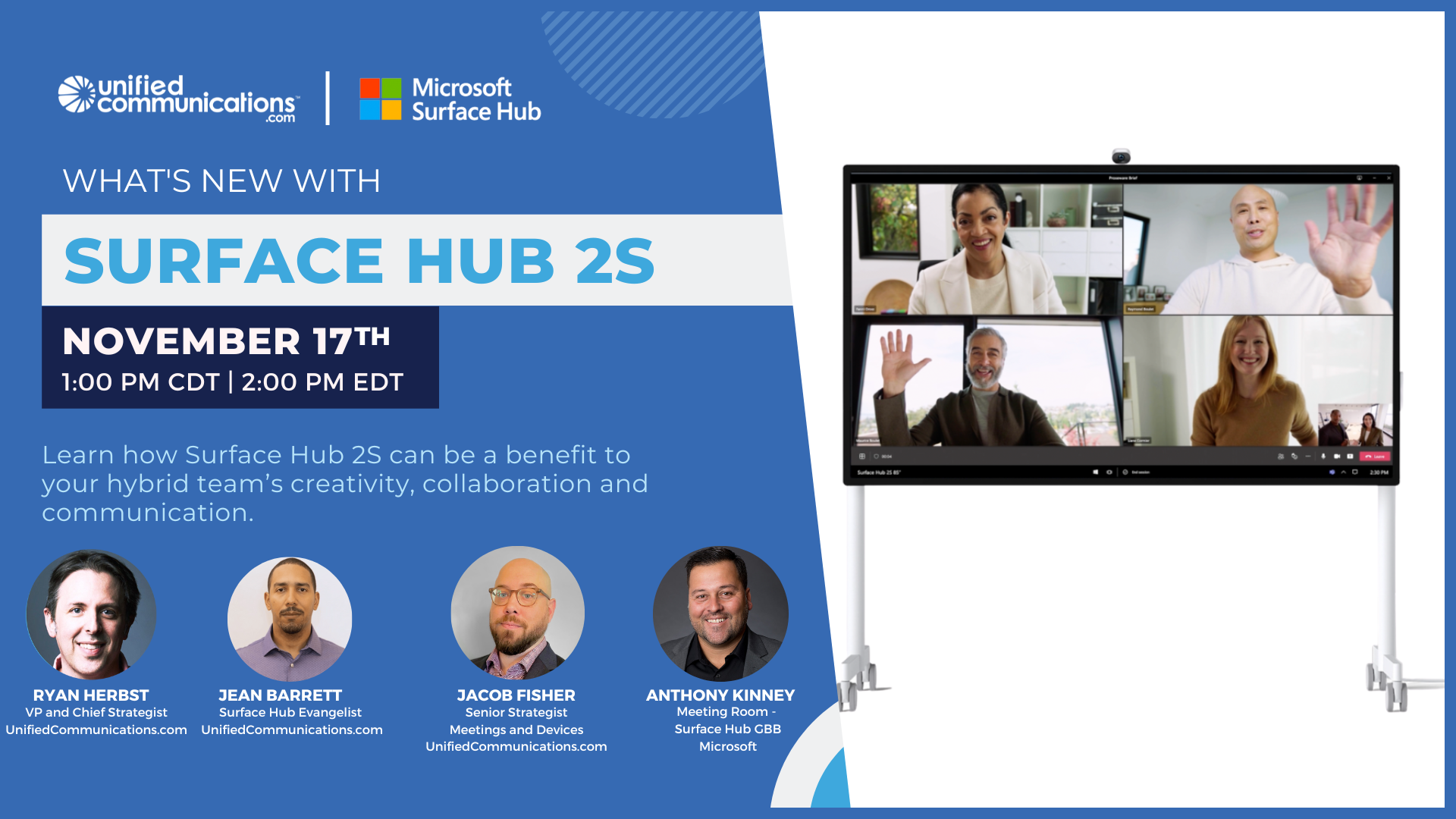 SurfaceHub Webinar Registration